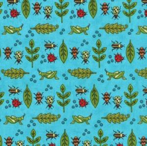 Meadow Friends Teal - Old Country Store Fabrics