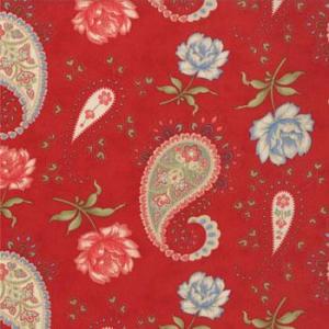 Prairie Paisley II Red - Old Country Store Fabrics