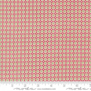 On Dasher Red - Old Country Store Fabrics